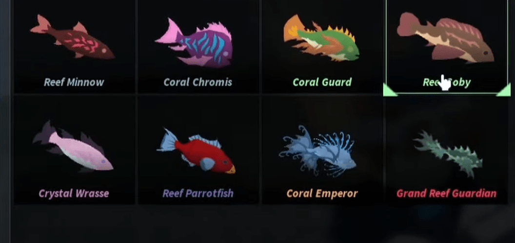 Guía de pesca de Fisch Grand Reef: capture las 8 especies nuevas en la ...