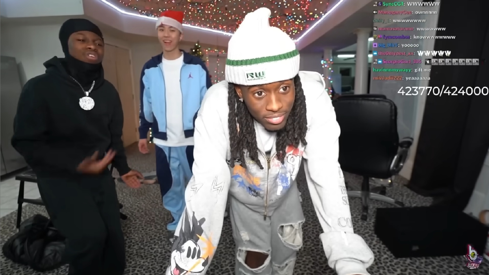 La estrella de Twitch, Kai Cenat, registra a su amigo Rakai de 16 años ...