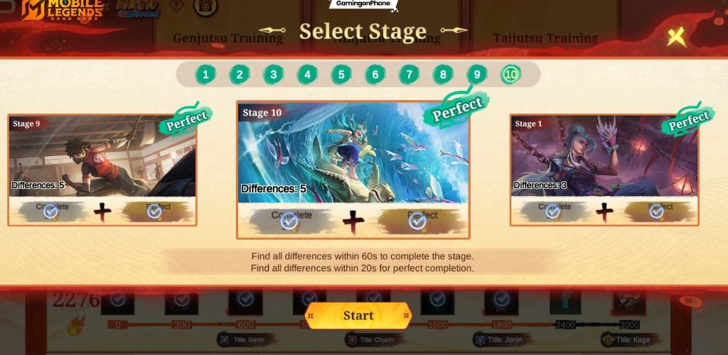 Genjustu Training All Image Puzzle Stages Solutions (MLBB) - Play Trucos